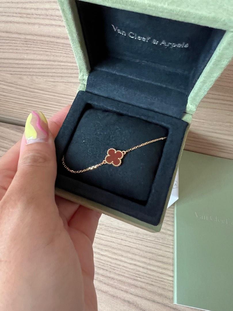Van Cleef & Arpels VCA Sweet Alhambra Bracelet in 18K Rose Gold ...