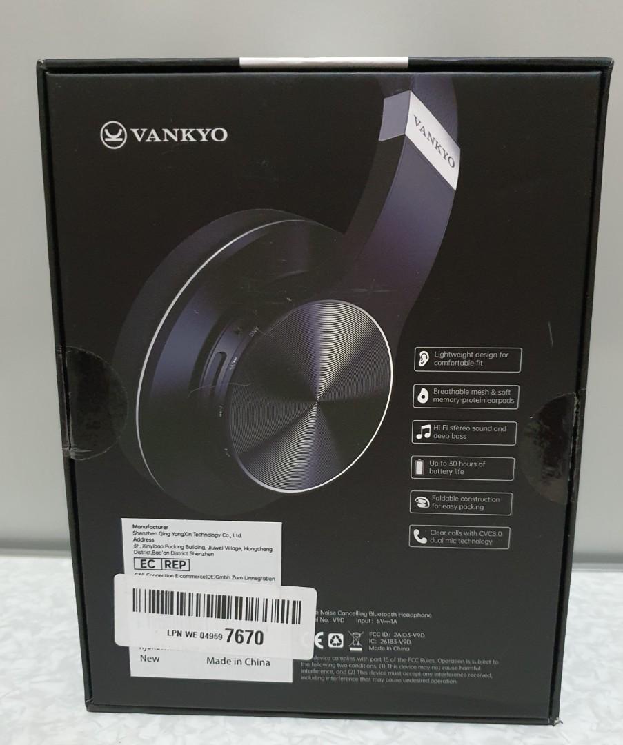 Vankyo Wireless Bluetooth ANC Headset, Audio, Headphones & Headsets on ...