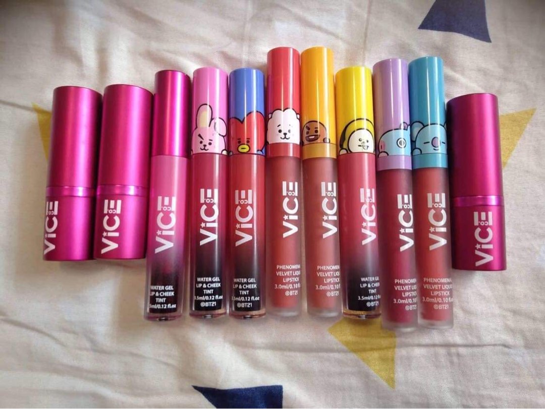 VICE COSMETICS x BT21 COLLECTION (UNSEALED), Hobbies & Toys ...