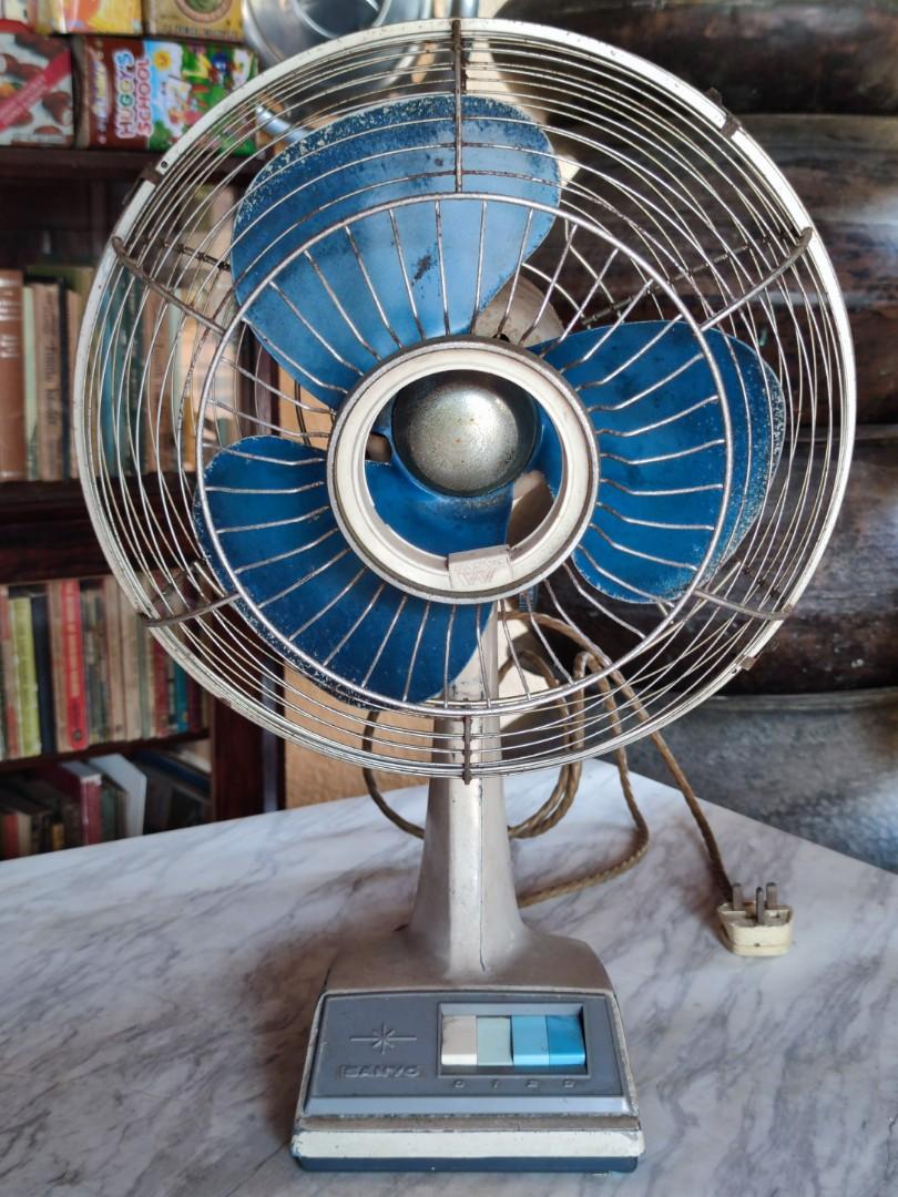 Vintage Sanyo Table Fan, Hobbies & Toys, Collectibles & Memorabilia ...