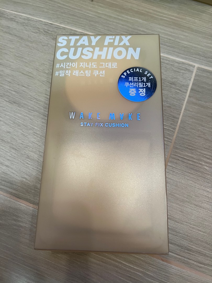 Wakemake stay fix cushion 氣墊, 美容＆化妝品, 健康及美容 - 皮膚護理, 化妝品 - Carousell
