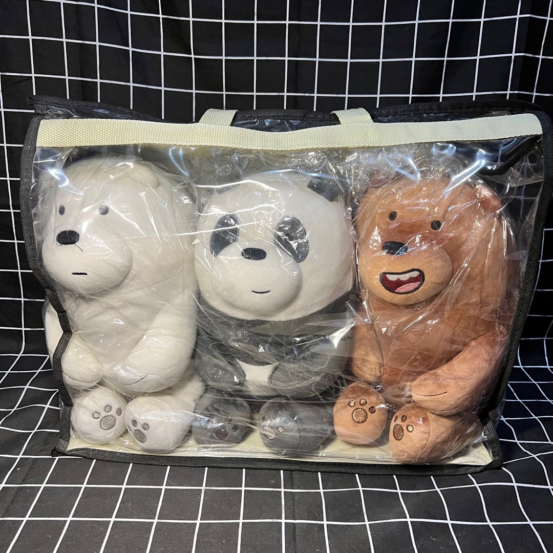 We Bare Bears Stuffed Toys, Hobbies & Toys, Toys & Games on Carousell