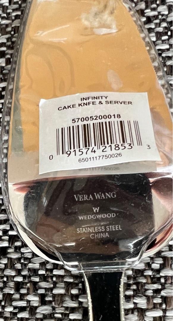 Wedgwood Vera Wang Silver Plates Infinity Cake & Knife Server ...