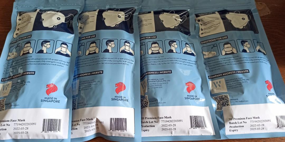 Wes Care 3D Masks, Health & Nutrition, Face Masks & Face Shields on ...