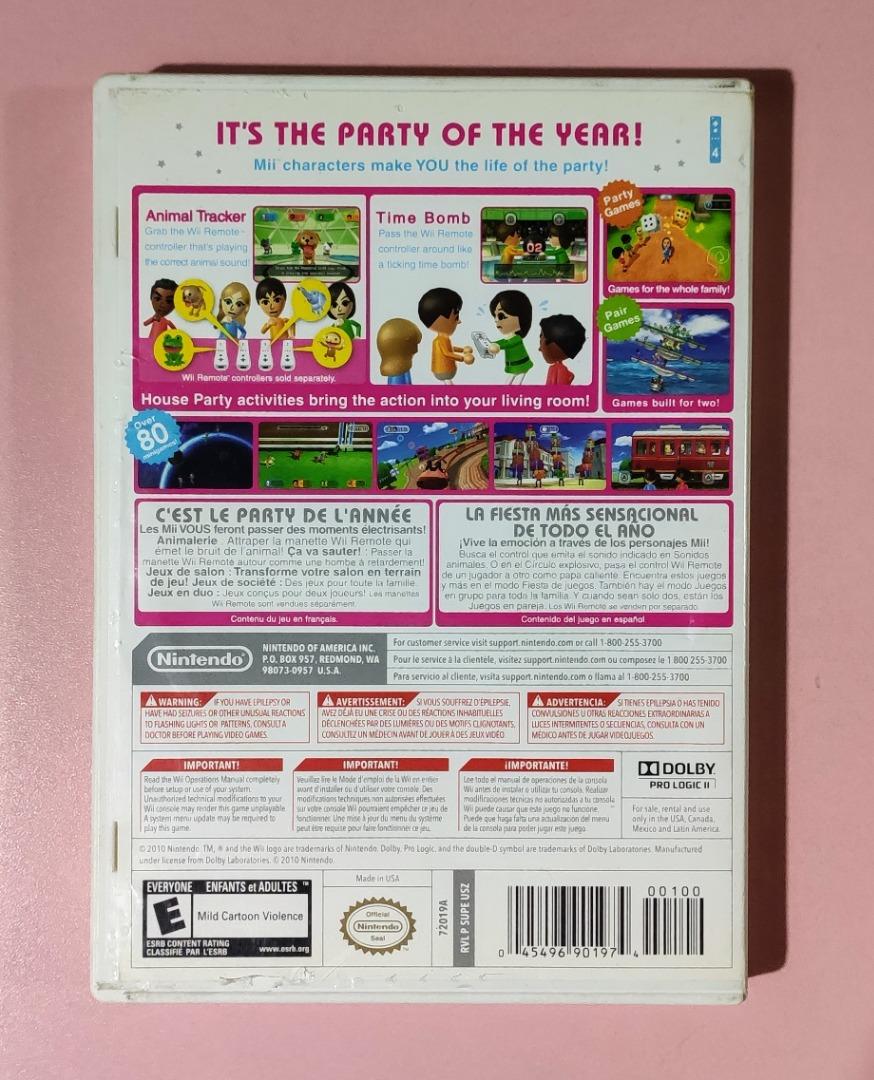 Wii Party - [WII Game] [NTSC / ENGLISH Language] [CIB / Complete in Box ...