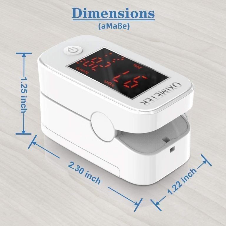 X4160 White Monitor Finger Pulse Monitor Oxygen Saturation Child and ...