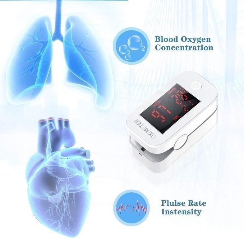 X4160 White Monitor Finger Pulse Monitor Oxygen Saturation Child and ...
