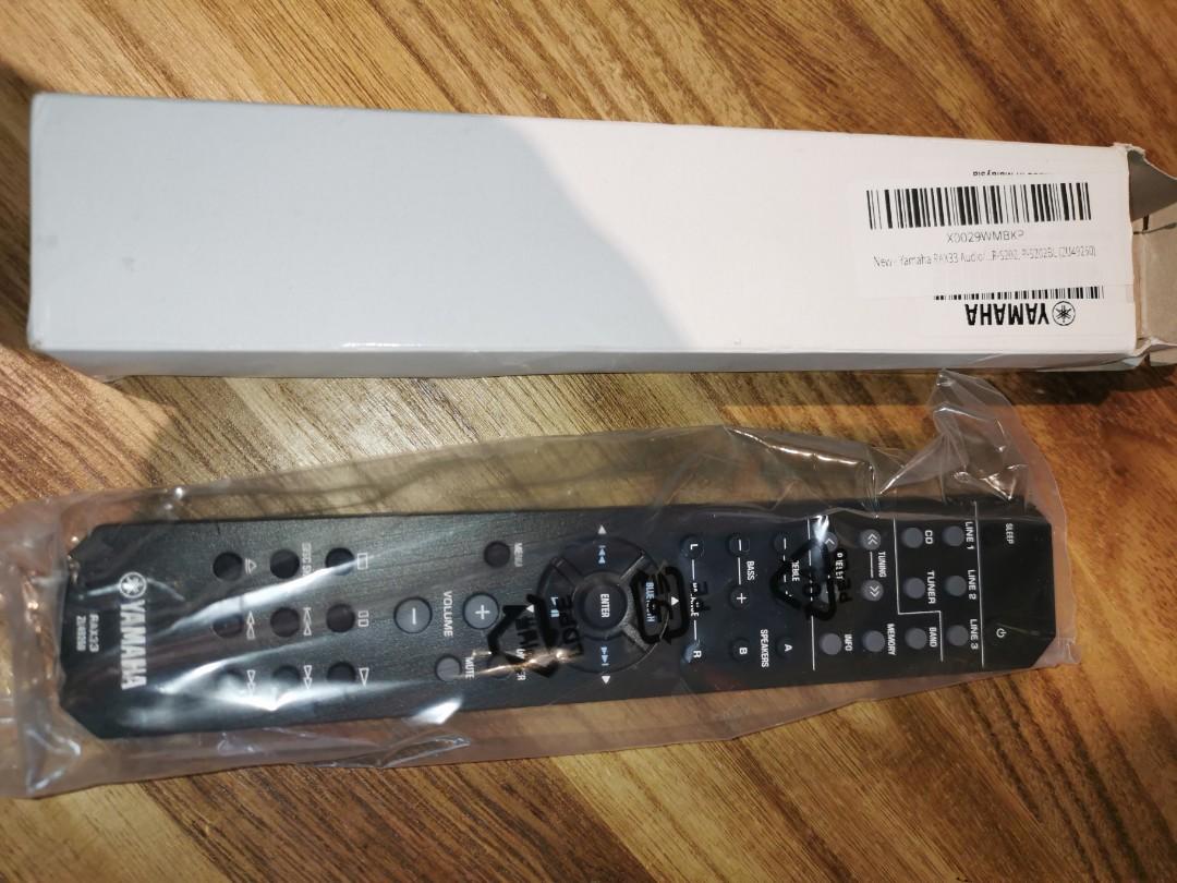 Yamaha receiver remote control, 音響器材, Soundbar、揚聲器、藍牙喇叭、耳擴 - Carousell