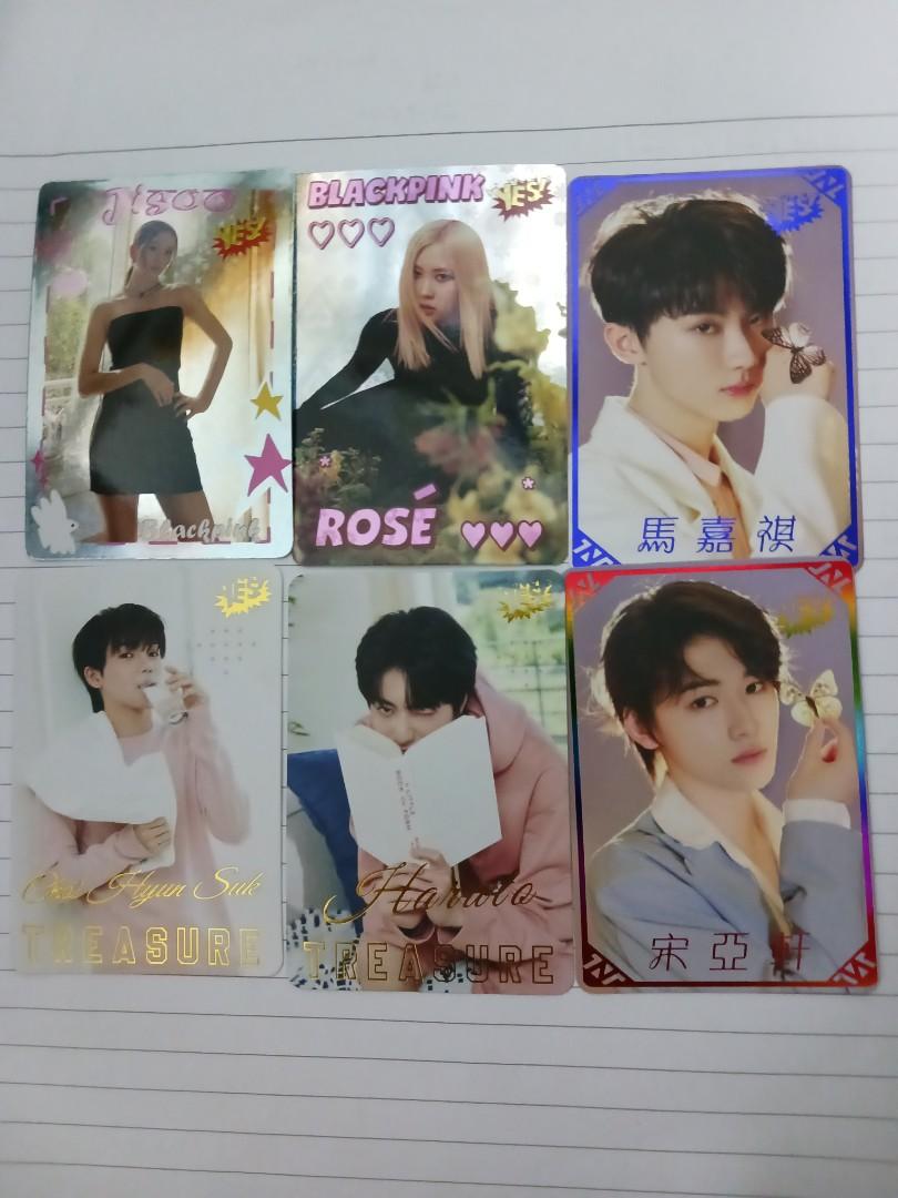 Yescard Blackpink Jisoo Rose TNT Treasure, 興趣及遊戲, 收藏品及紀念品, 明星周邊 - Carousell