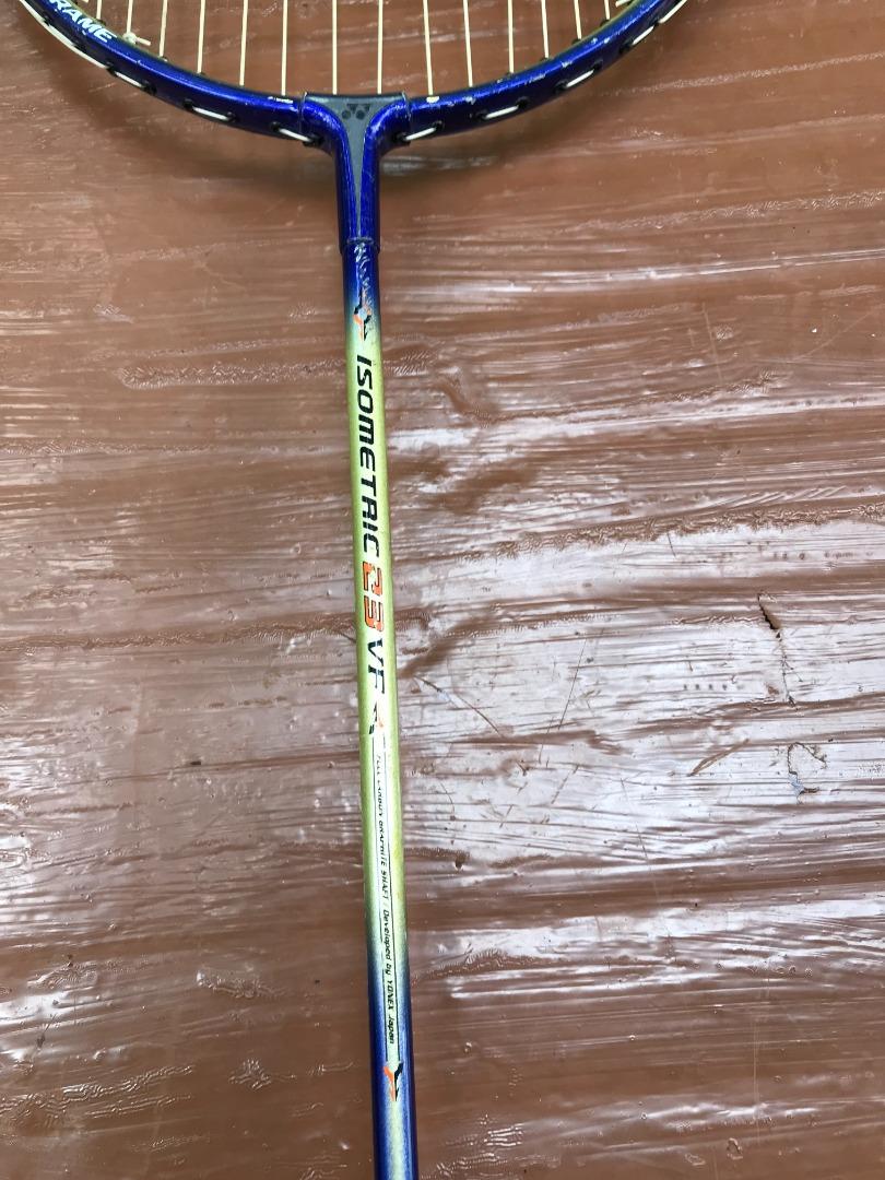 Yonex badminton rackets. Yonex Isometric at $25 and B530 at $15 ...