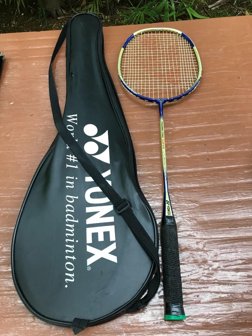 Yonex badminton rackets. Yonex Isometric at $25 and B530 at $15 ...