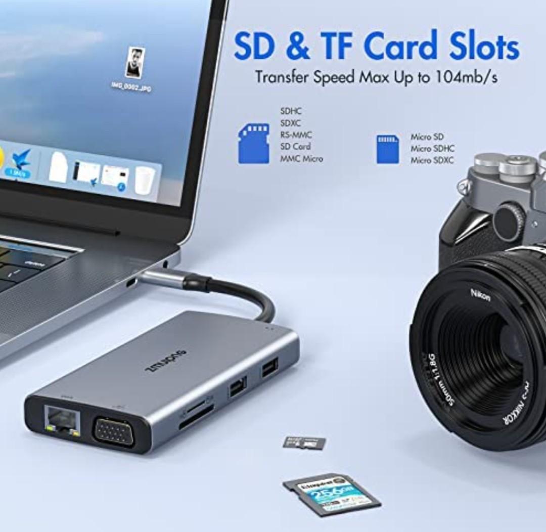 Zmuipng 10 in 1 USB C Hub, Computers & Tech, Parts & Accessories ...