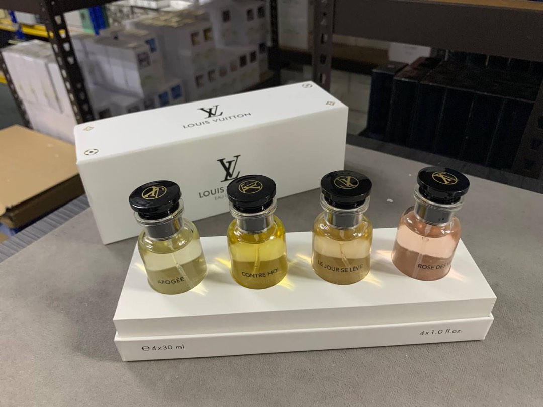 100% ORIGINAL READY STOCK LOUIS VUITTON LV 4IN1 SET (4X30ML), Beauty ...