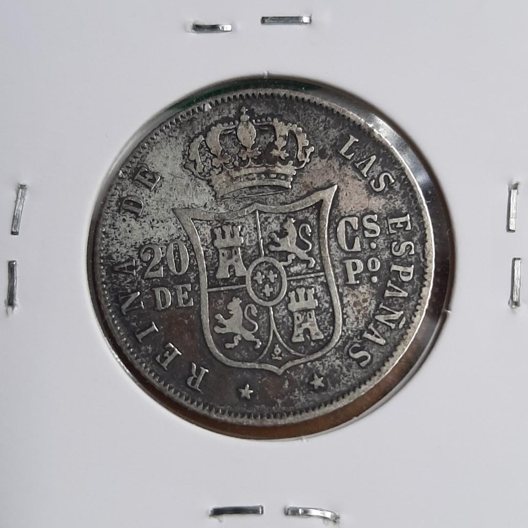 1868 SPANISH PHILIPPINE COIN SET OF 50C,20C&10C, Hobbies & Toys ...