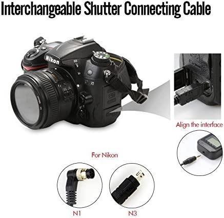 [1999] PHOTOOLEX Shutter Release Remote Control Nikon Intervalometer T710 Wired Camera Remote ...