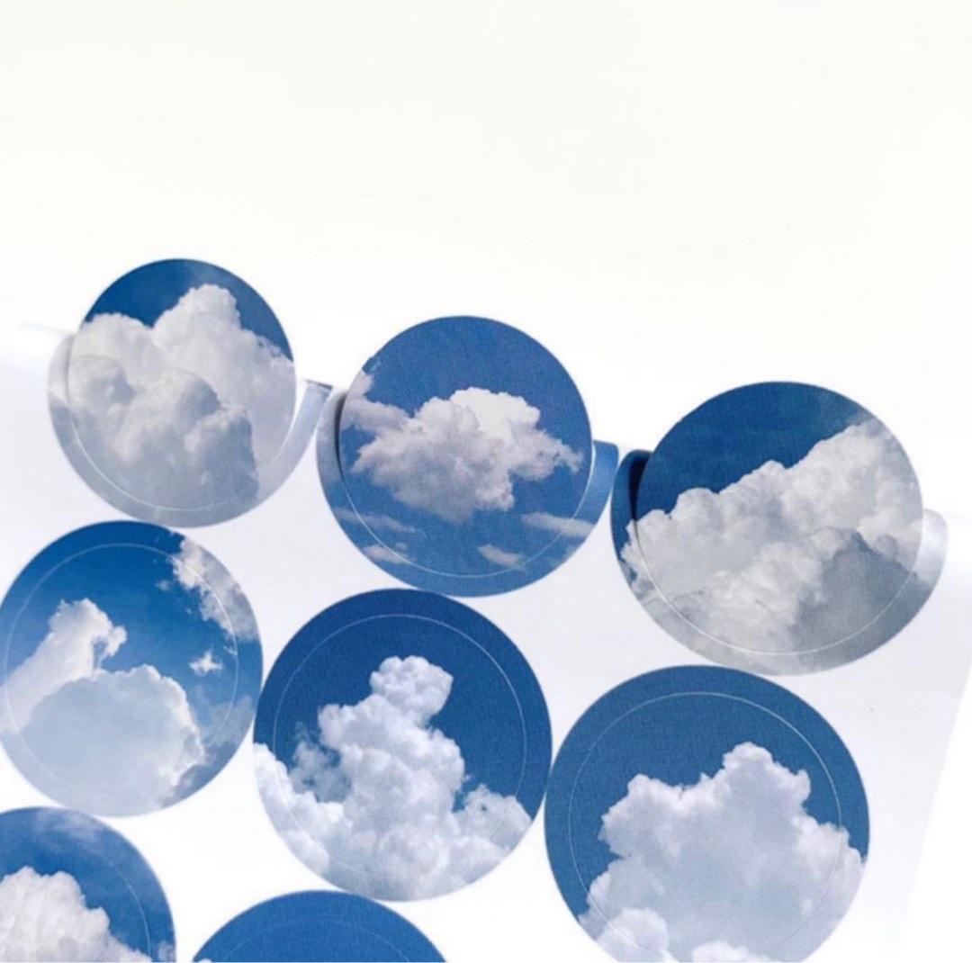 1 Sheet Clouds Sky Stickers, Hobbies & Toys, Stationery & Craft, Other ...
