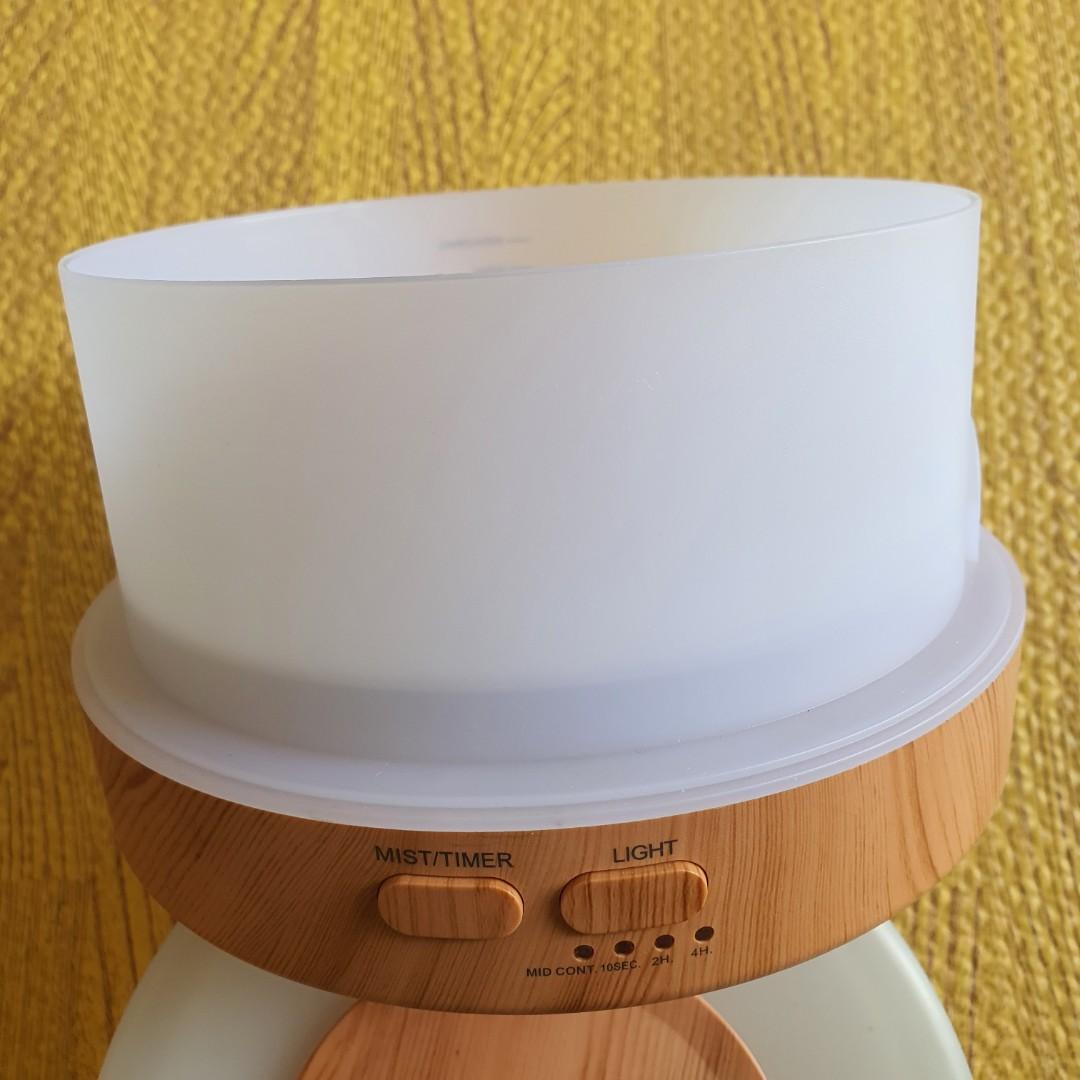 500ml Muji Style Remote Control Ultrasonic Aroma Diffuser + Free Lemon ...