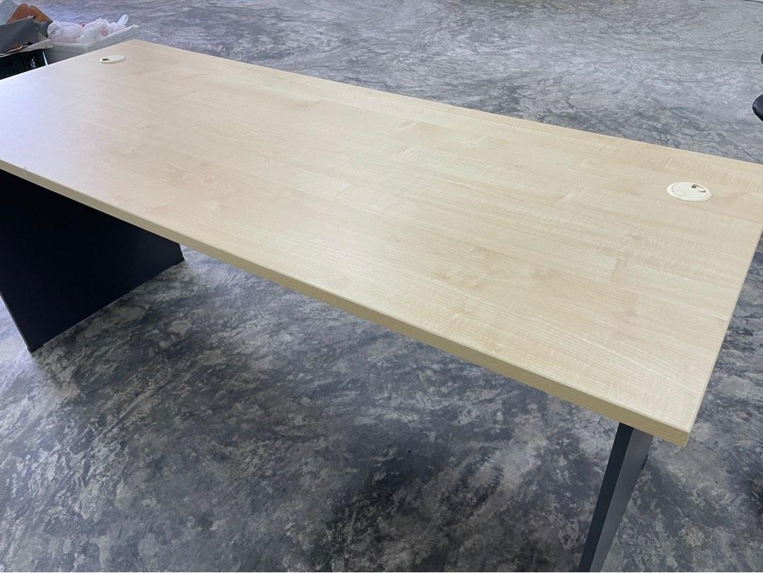 6ft Office Table (180cm x 70cm x 75cm), Furniture & Home Living ...