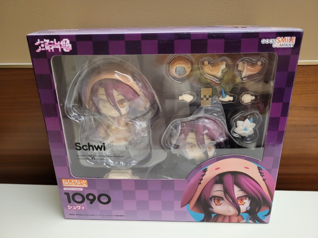 行版 休比 黏土人1090 シュヴィ Schwi #遊戲人生 #No Game No Life #空 #白 #Goodsmile #GSC, 興趣及遊戲, 玩具 & 遊戲類 - Carousell