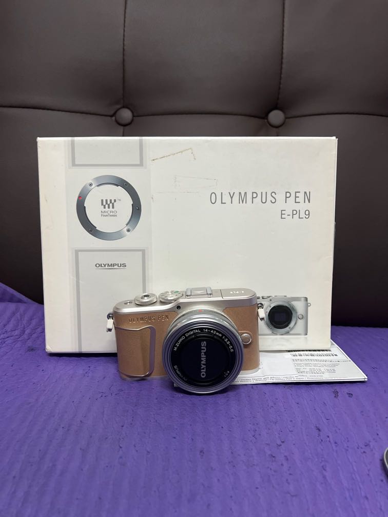罕有 完美無瑕 全套有盒 香港行貨 Olympus E-PL9 EPL9 14-42 14-42mm Kit, 攝影器材, 相機 - Carousell