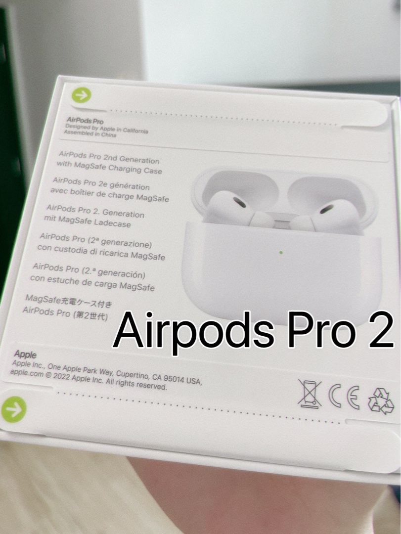 全新 Apple Airpods Pro 2 未拆過 未拆盒 未拆封 第二代 2nd Generation 音響器材 耳機 Carousell