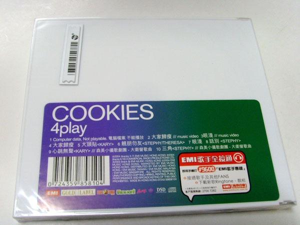 全新 CD Cookies 4 Play 鄧麗欣 吳雨霏 傳穎 楊愛瑾, 興趣及遊戲, 音樂樂器 & 配件, 音樂與媒體 - CD 及 DVD ...