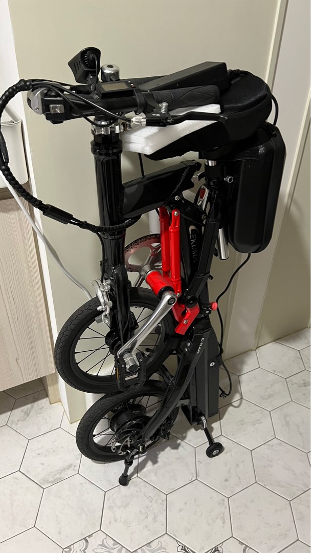 電動摺疊車 LEKUMA E-RIDE Plus 14吋, 體育器材, 自行車及配件, 單車在旋轉拍賣