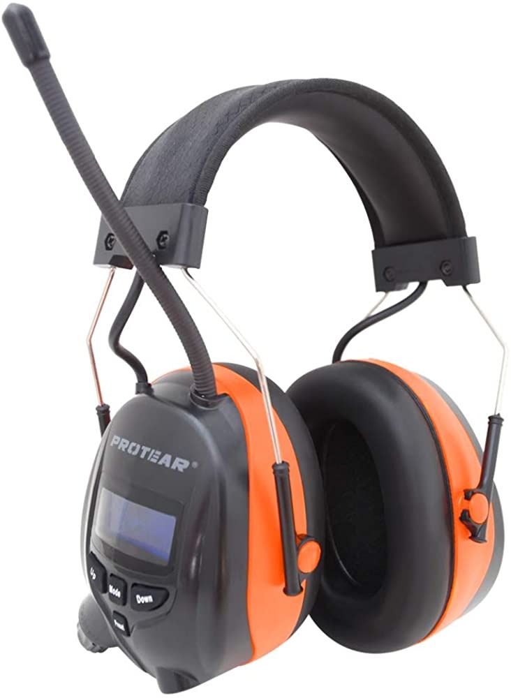" Protear Ear Defenders with DAB+/FM Radio & Bluetooth, Noise ...