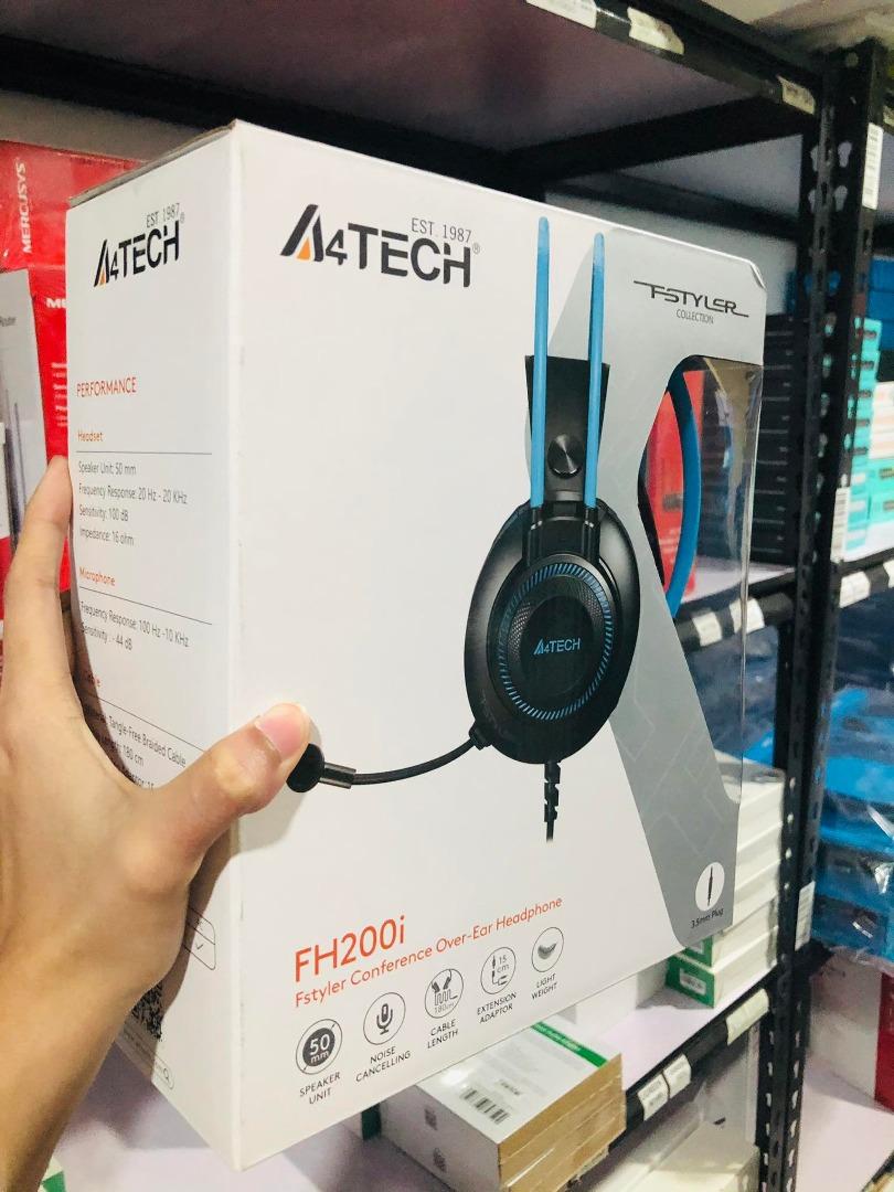 A4tech Fh200i Conference Over Ear Headphone With Noise Cancelling Mic