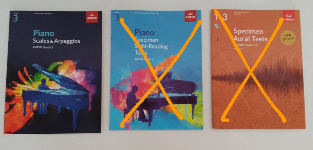 AbRSM piano Grade 3 scale arpeggios , Hobbies & Toys, Music & Media ...