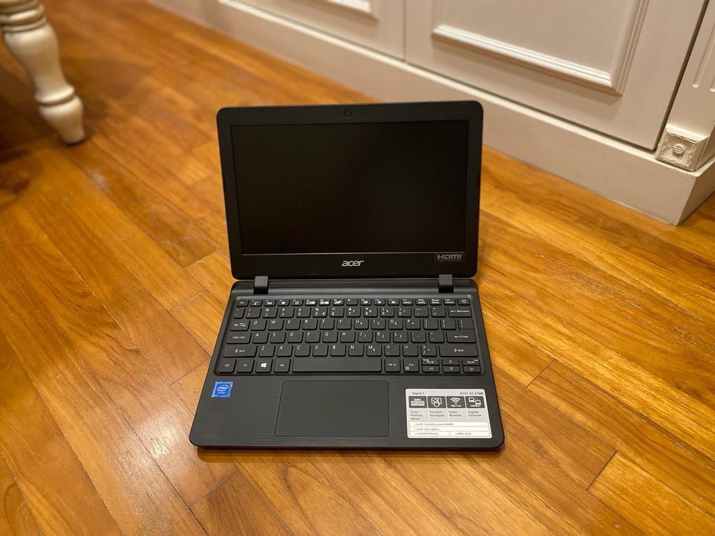Acer Aspire 1 A111-31-C16R Obsidian Black, Computers & Tech, Laptops ...