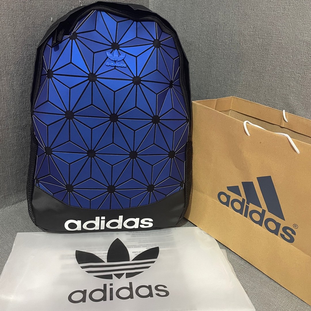 Adidas Backpack Issey Miyake Old Pattern, Fesyen Pria, Tas & Dompet ...