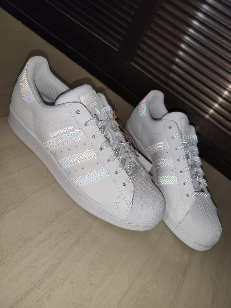 Adidas Superstar Reflective edition, Men's Fashion, Footwear, Sneakers ...