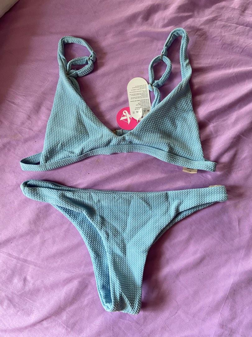 Adjustable Baby Blue Bikini (Brand New), Women's Fashion, Swimwear ...