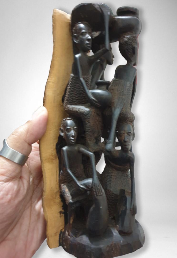AFRICAN ART WOOD SCULTURE, Hobbies & Toys, Memorabilia & Collectibles, Vintage Collectibles on ...