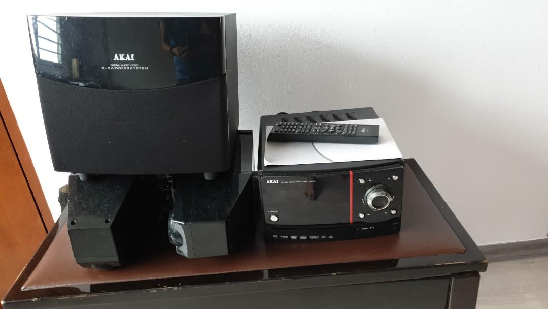 Akai DVD micro system, TV & Home Appliances, TV & Entertainment ...