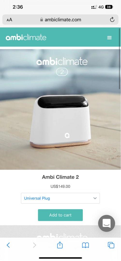 Ambi Climate, TV & Home Appliances, Air Conditioners & Heating on Carousell