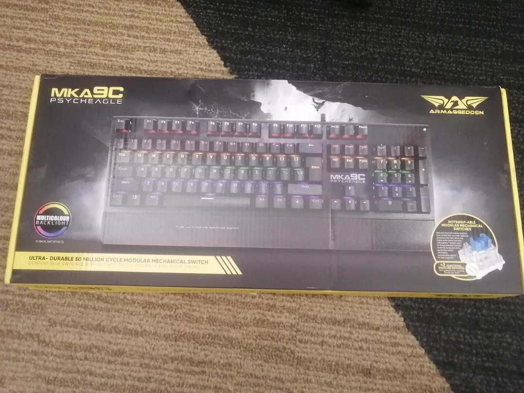 Armaggeddon MKA-9C Psycheagle Keyboard, Computers & Tech, Parts ...