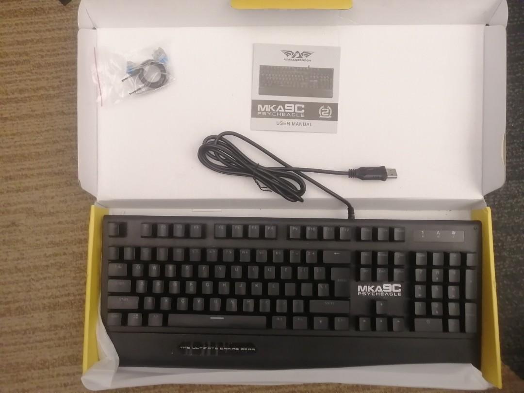 Armaggeddon MKA-9C Psycheagle Keyboard, Computers & Tech, Parts ...