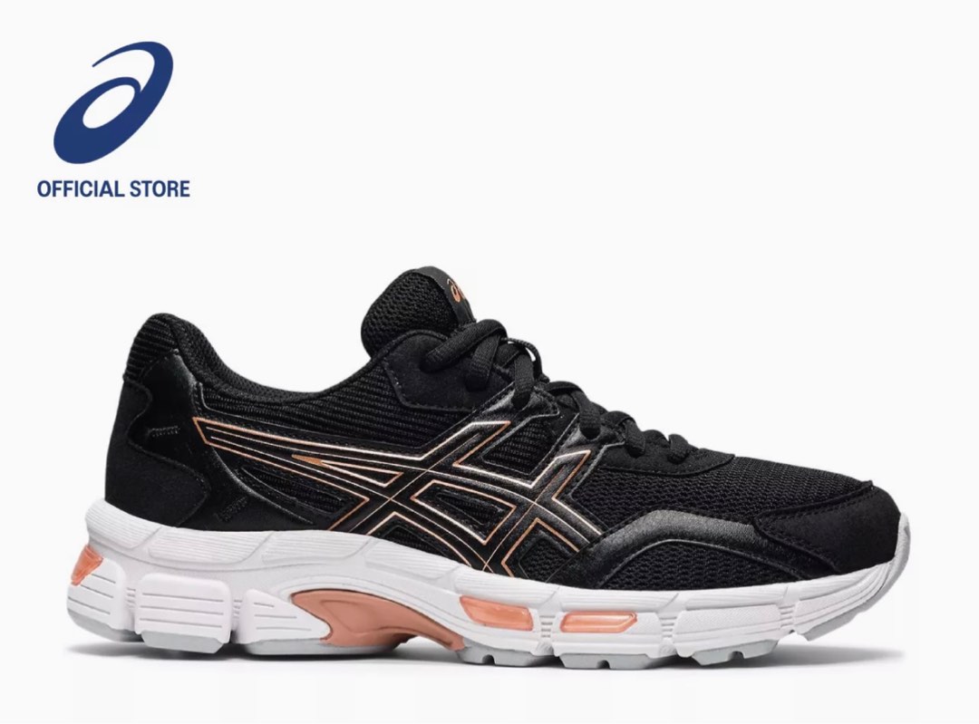 ASIC black sport shoes, Women's Fashion, Footwear, Sneakers on Carousell