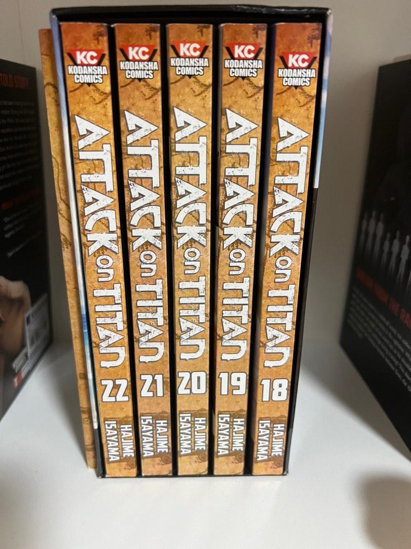 attack on titan box set season 3 part 2 aot manga, Hobbies & Toys ...