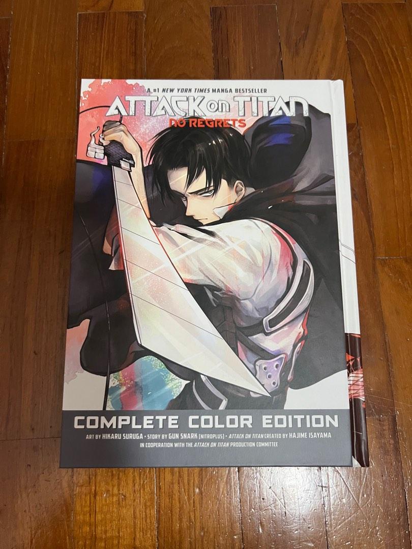 attack on titan no regrets complete colour edition aot manga, Hobbies ...