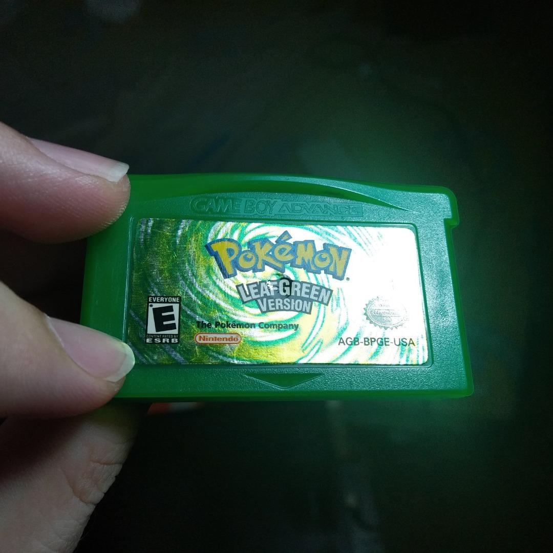 Authentic Pokemon Leaf Green cart + defective white DS Lite bundle ...