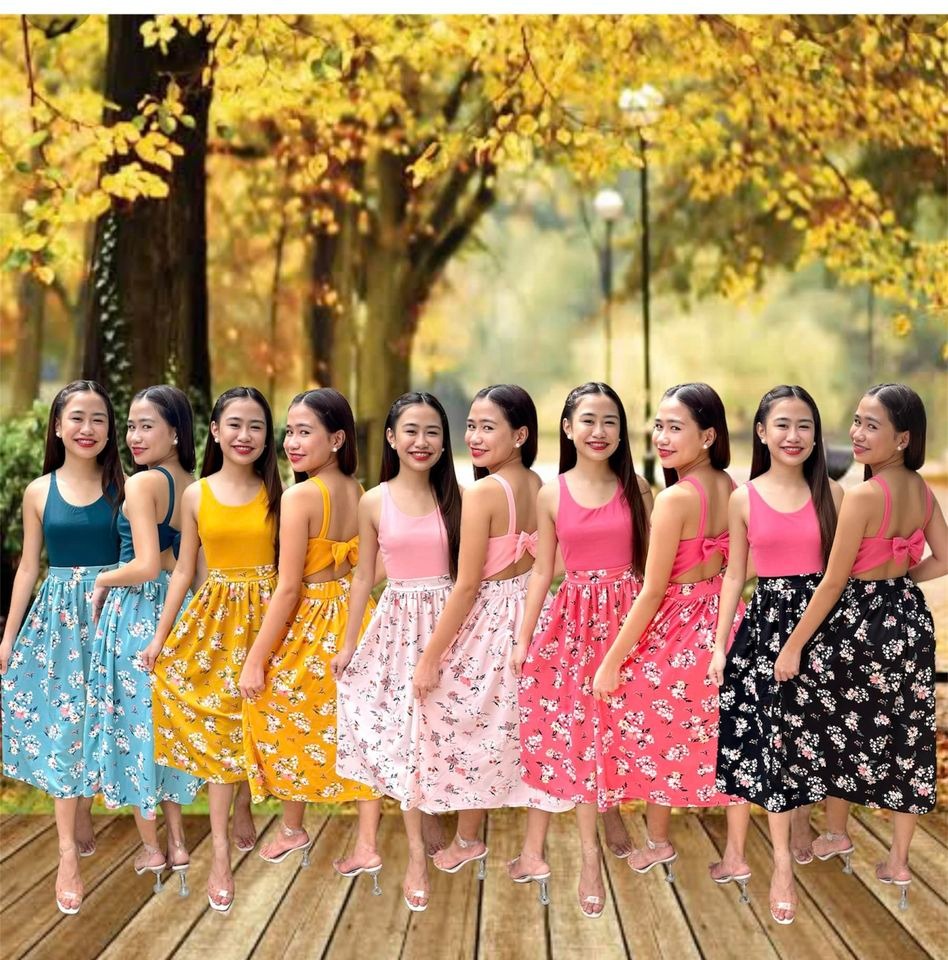 BACK RIBBON DRESS, Babies & Kids, Babies & Kids Fashion on Carousell