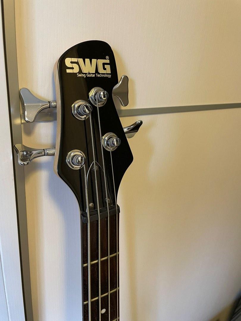 (Bass guitar低音結他套裝）韓國品牌Swingguitar SJ-1 Bass 低音結他 (包結他袋，Deviser 結他/bass ...