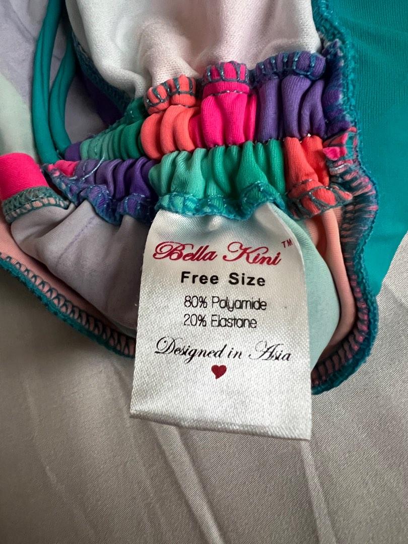 Bella Kini - Rainbow Bikini Set, Women's Fashion, Swimwear, Bikinis & Swimsuits on Carousell