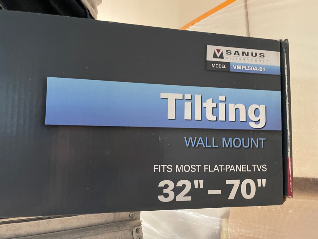 BRAND NEW TV WALL MOUNT SANUS VMPL50A-B1, TV & Home Appliances, TV ...