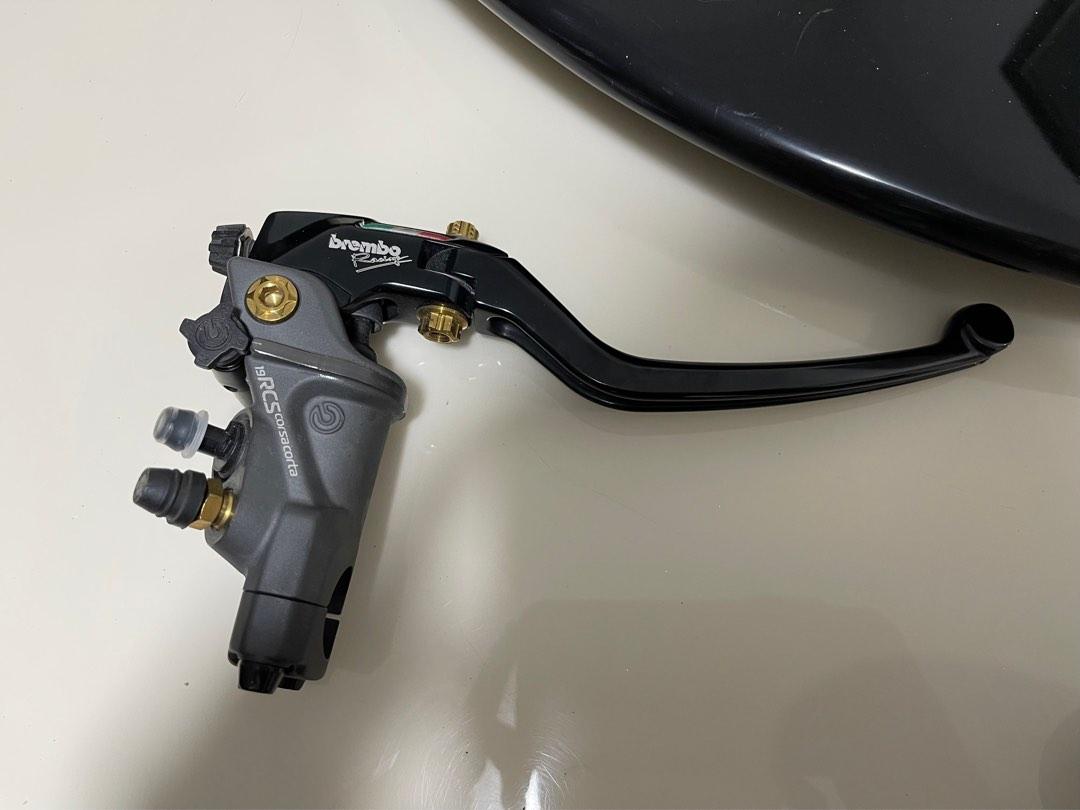 Brembo RCS 19 Corsa Corta Front Brake Master Cylinder with Brembo Brake ...