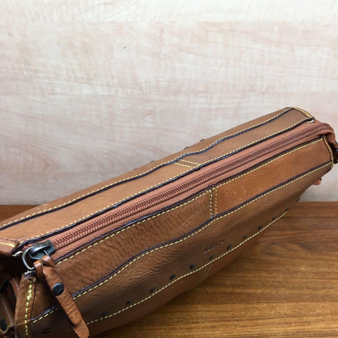 Brics Milano Italy Vintage Full Leather Mini Handbag, Women's Fashion ...