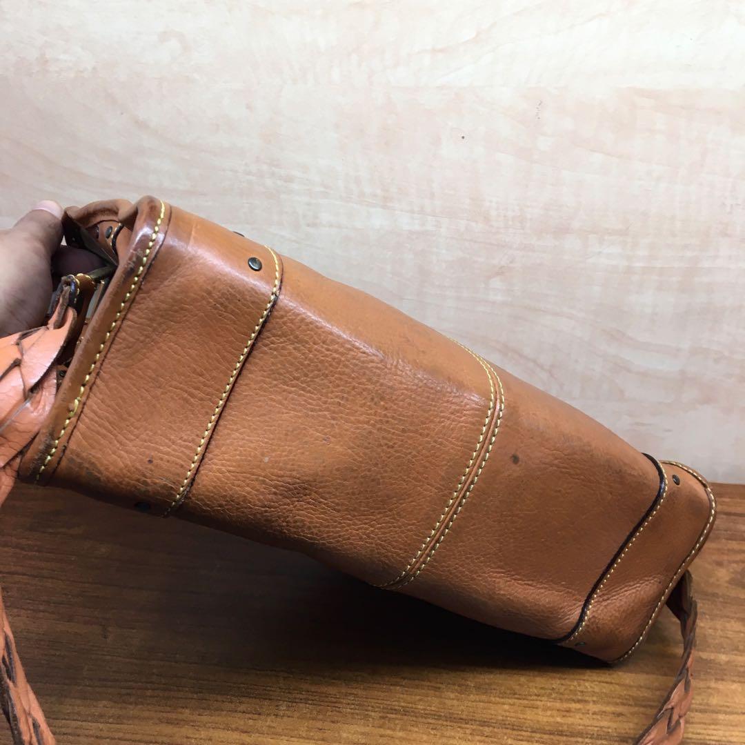 Brics Milano Italy Vintage Full Leather Mini Handbag, Women's Fashion ...